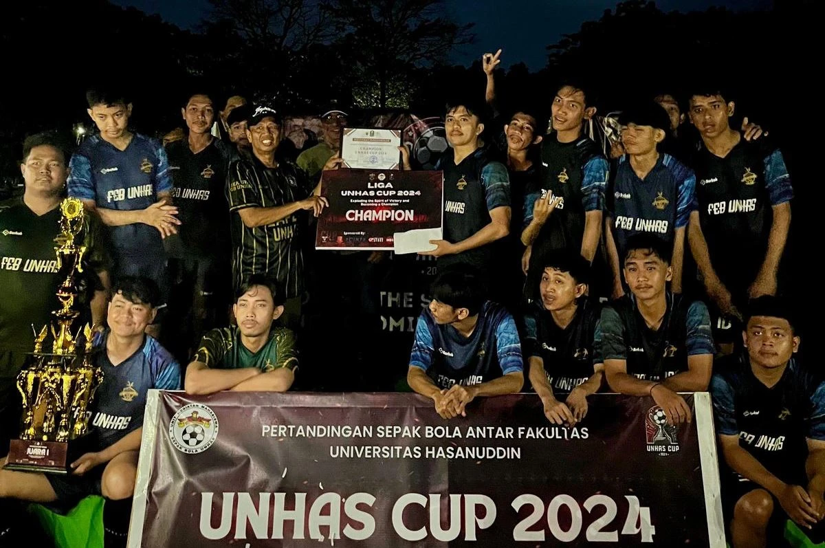 Tim FEB Juara 1 Liga Sepak Bola Unhas Cup 2024, Teknik Juara Dua - Unhas Tv