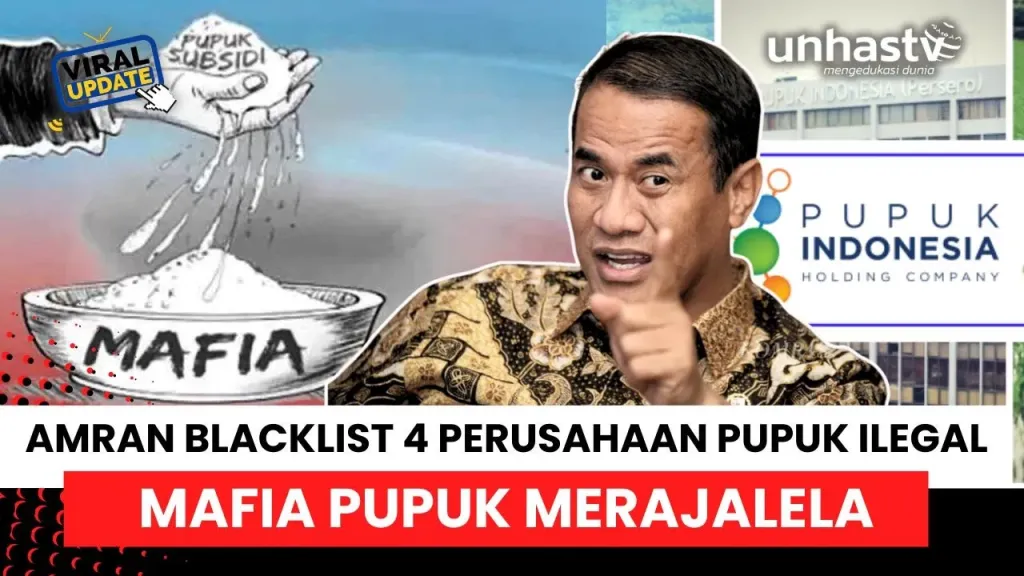 Mafia Pupuk, Mentan Amran Sulaiman Pecat 11 Pegawai Terlibat Peredaran ...