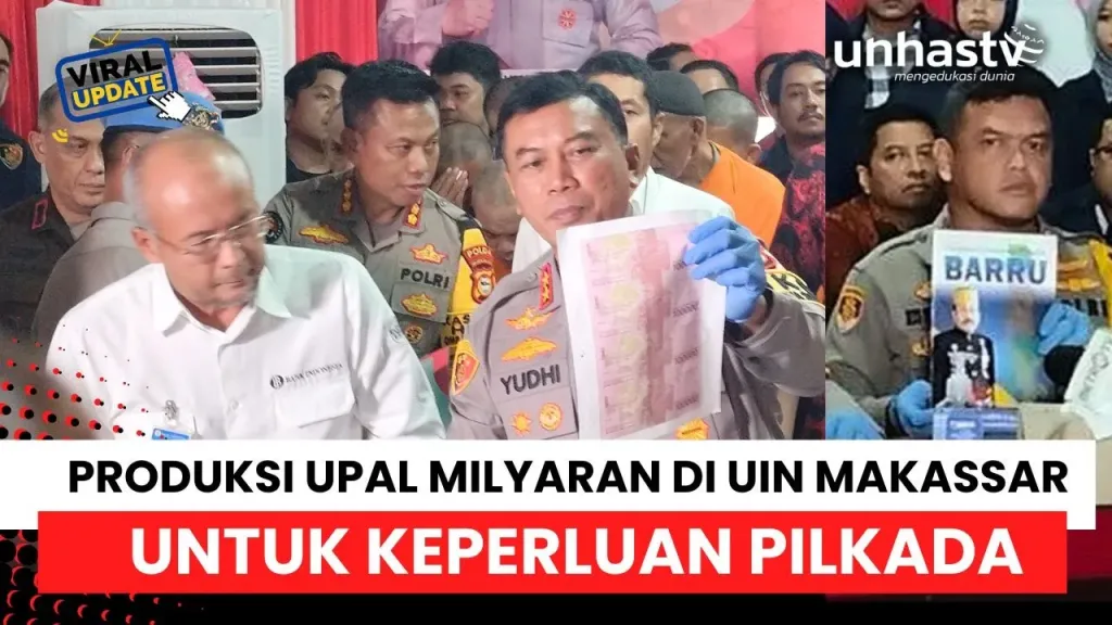 Pabrik Uang Palsu di Perpustakaan UIN Makassar, untuk Keperluan Pilkada ...