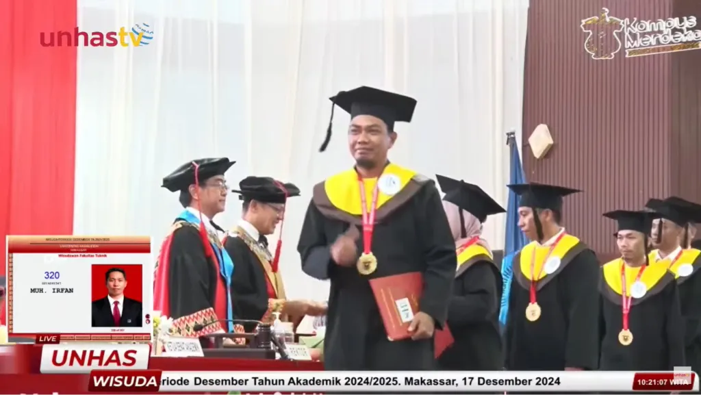 Beberkan Prestasi Unhas di Wisuda Desember 2024, Prof JJ: Banyak ...