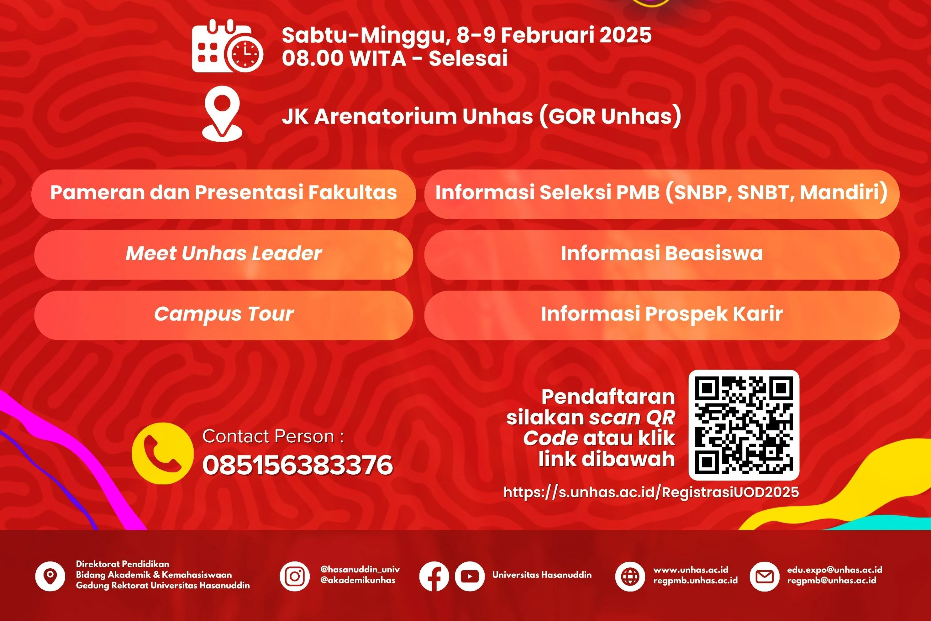 Yuk Datang ke Unhas Open Day 2025, Calon Mahasiswa Baru Bisa Gali ...