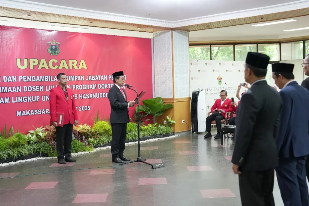 28 Pejabat Baru Unhas Dilantik Rektor Prof Jamaluddin Jompa, Ini ...