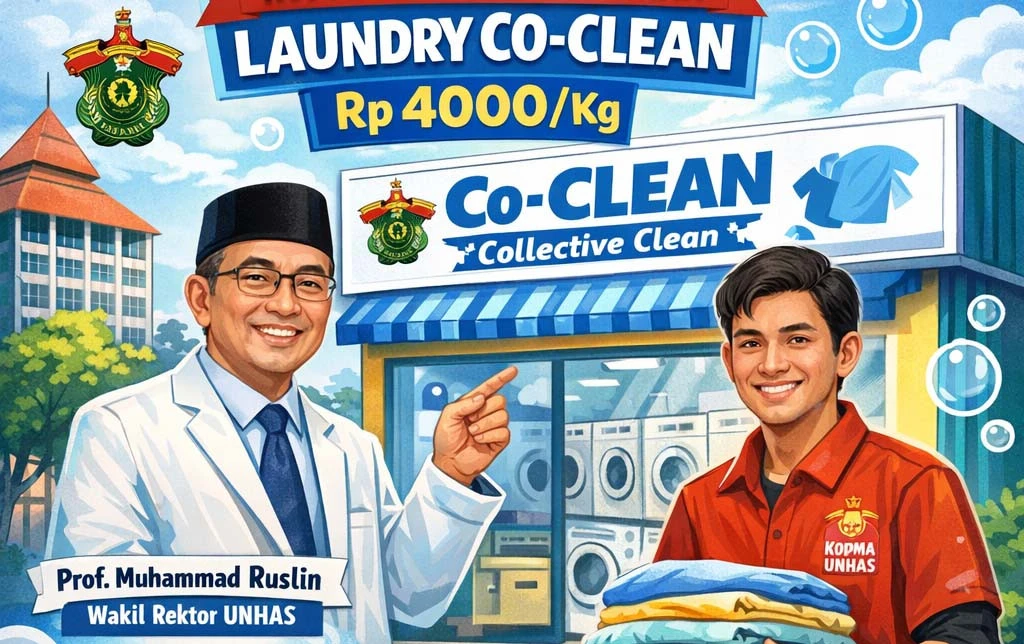 Gebrakan Ekonomi Mahasiswa, Kopma Unhas Luncurkan Laundry Co-Clean Rp4 ...