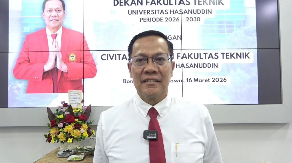 Dilantik Sebagai ﻿Dekan FT Unhas Periode 2026-2030, Prof Isran ...
