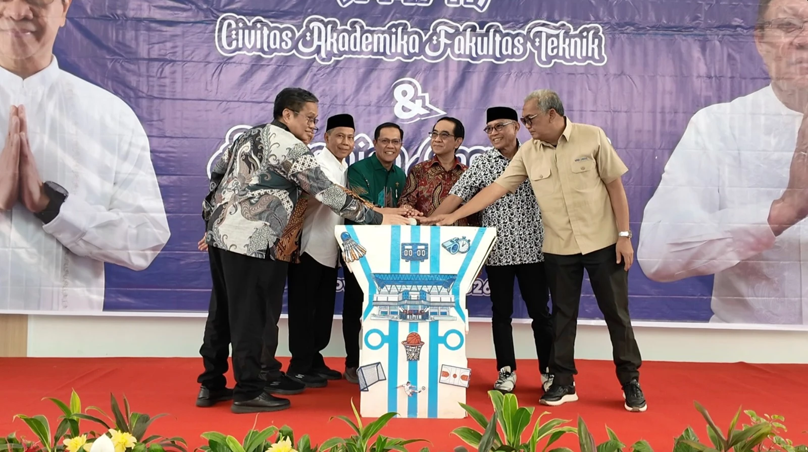 Teknik Unhas Resmikan Sport Hall, Engineer Building, dan SPKLU dalam ...